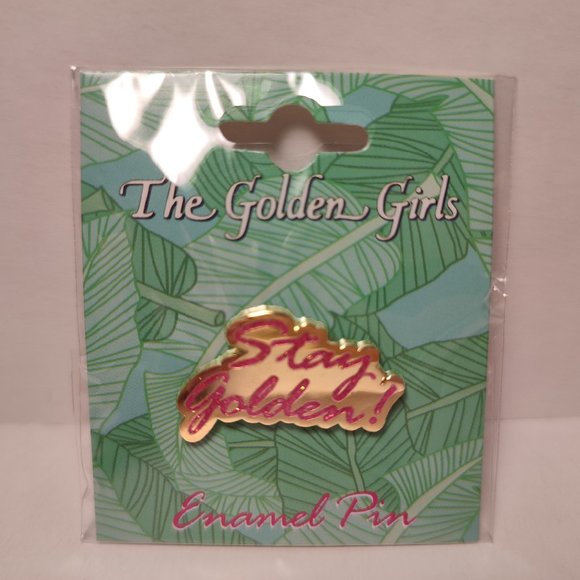 Abc Studios | Jewelry | The Golden Girls Stay Golden Enamel Pin ...